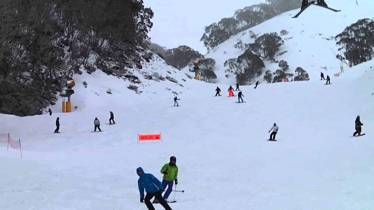 Ski Mt. Hotham @ Snake Gully - YouTube