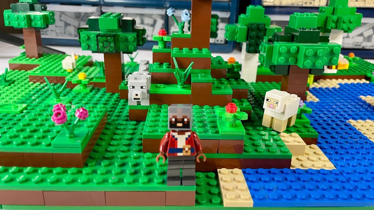 Minecraft Lego Forest MOC! - YouTube