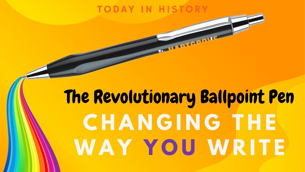 The Story of the Ballpoint Pen on May 27th, 1943 #todayinhistory - YouTube