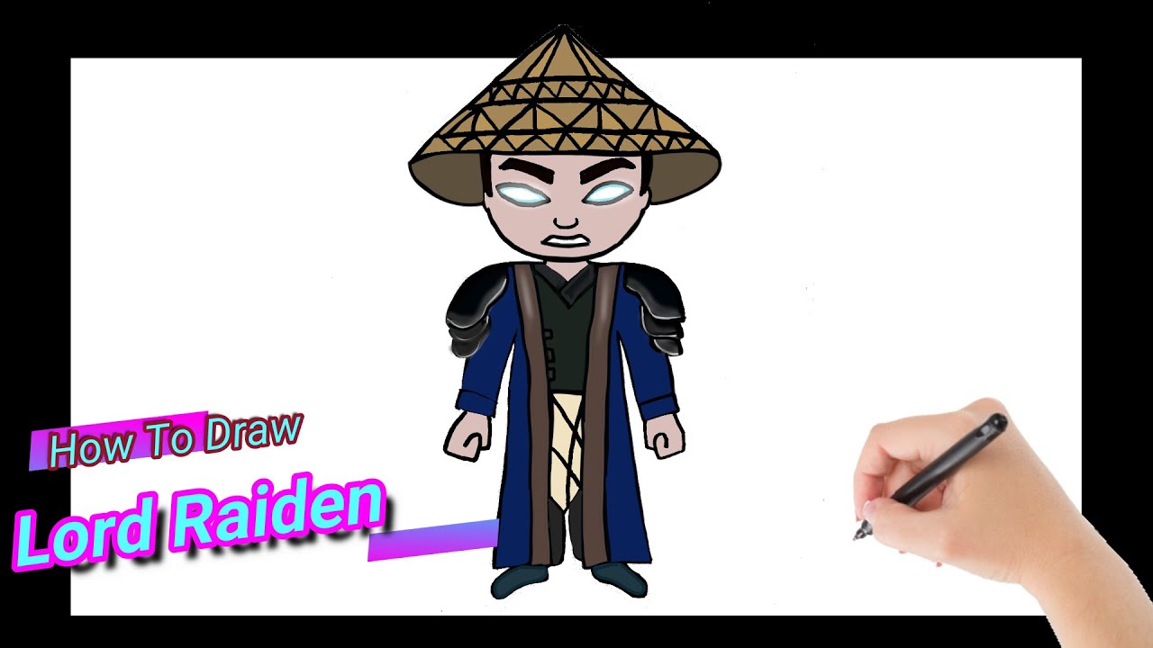 How To Draw Lord Raiden I Mortal Kombat I Movie 2021 - YouTube