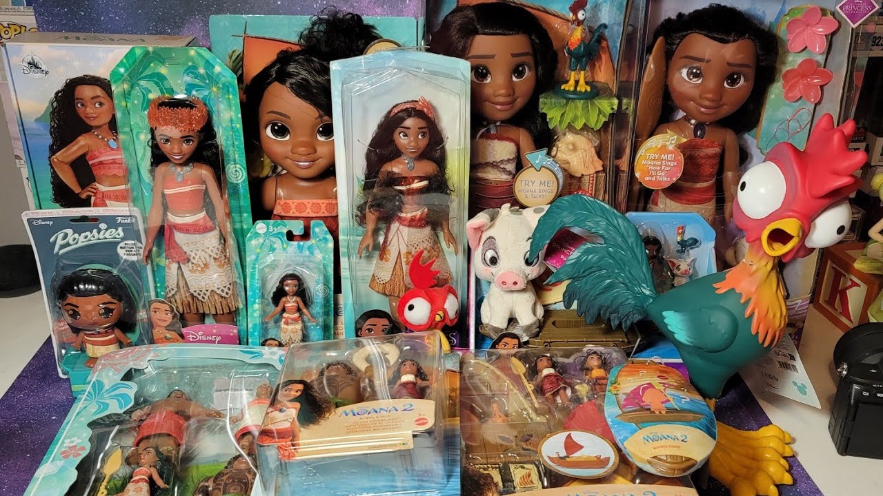 I BOUGHT EVERY MOANA COLLECTIBLE THAT EXISTS! FULL COLLECTION! - YouTube