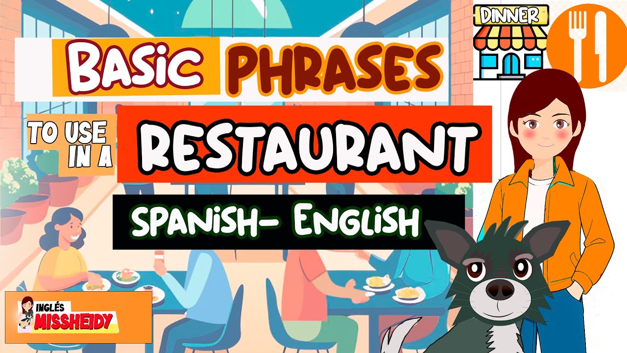 Frases para Ir, ordenar y pagar en un RESTAURANTE en inglés - YouTube