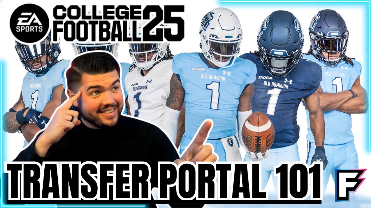 TRANSFER PORTAL TIPS AND TRICKS IN COLLEGE FOOTBALL 25 - YouTube