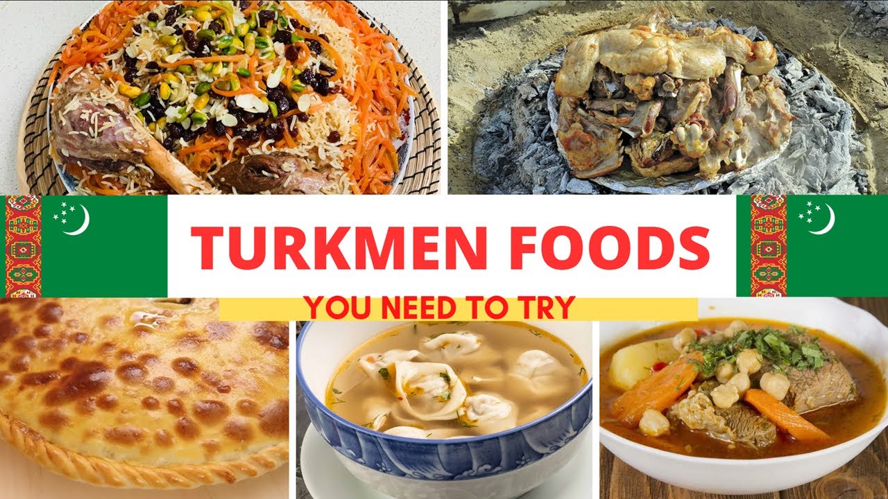 Turkmenistan Foods | 🇹🇲 | Top Traditional Turkmen Foods | Turkmen ...