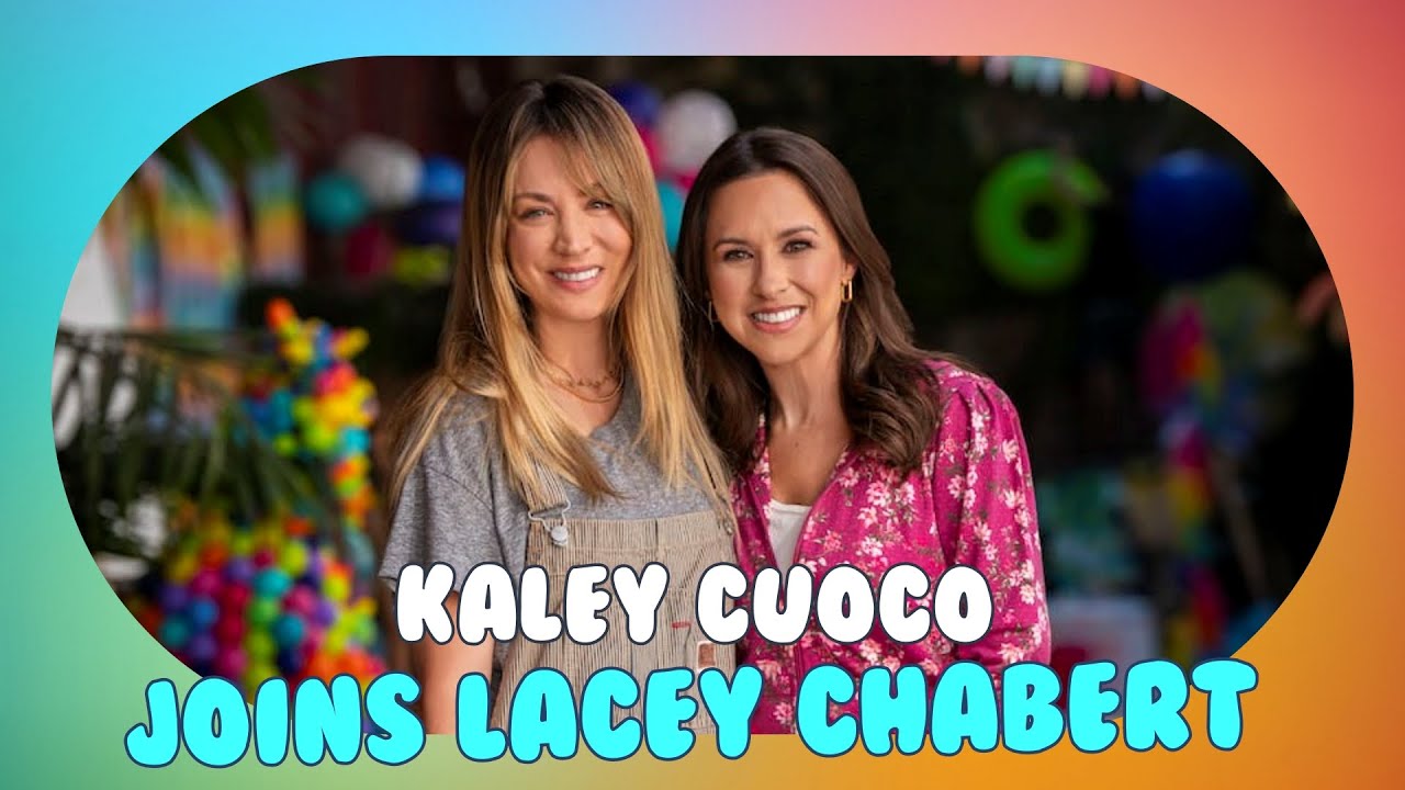Kaley Cuoco Joins Lacey Chabert for 'Liv's Big Block Paw-ty' on Hallmark+ - YouTube