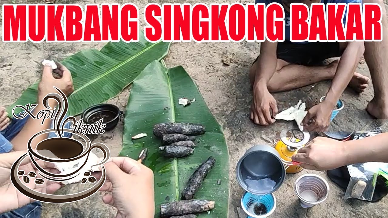 Mukbang Singkong Bakar Di Tengah Sungai 😂😂😂 Youtube