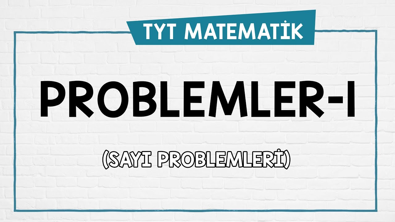 Problemler 1 (Sayı problemleri ) 2021 - YouTube