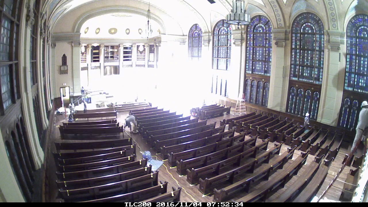 Pew Installation - YouTube