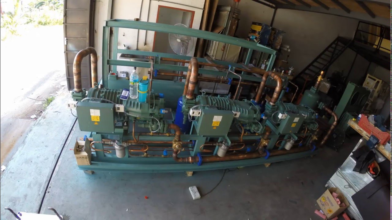 Screw Compressor Parallel System - YouTube