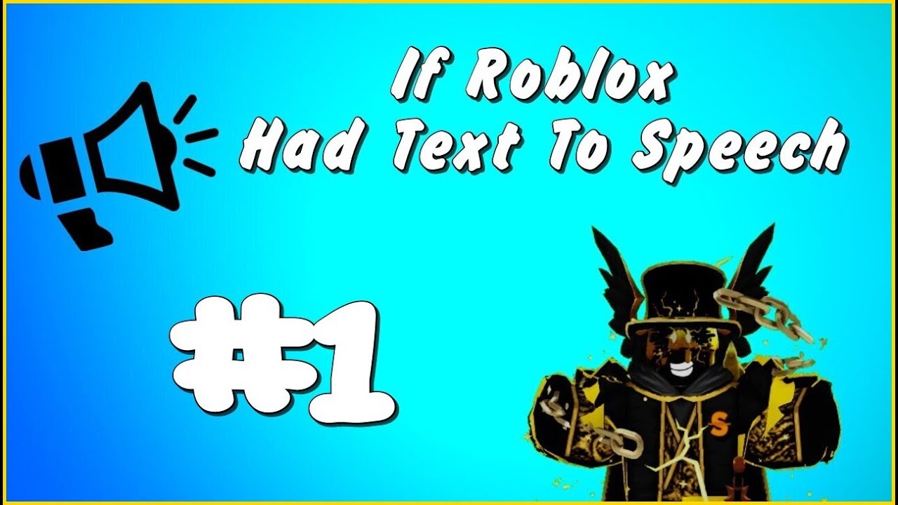 FIRST EPISODE | If Roblox Had Text To Speech - YouTube