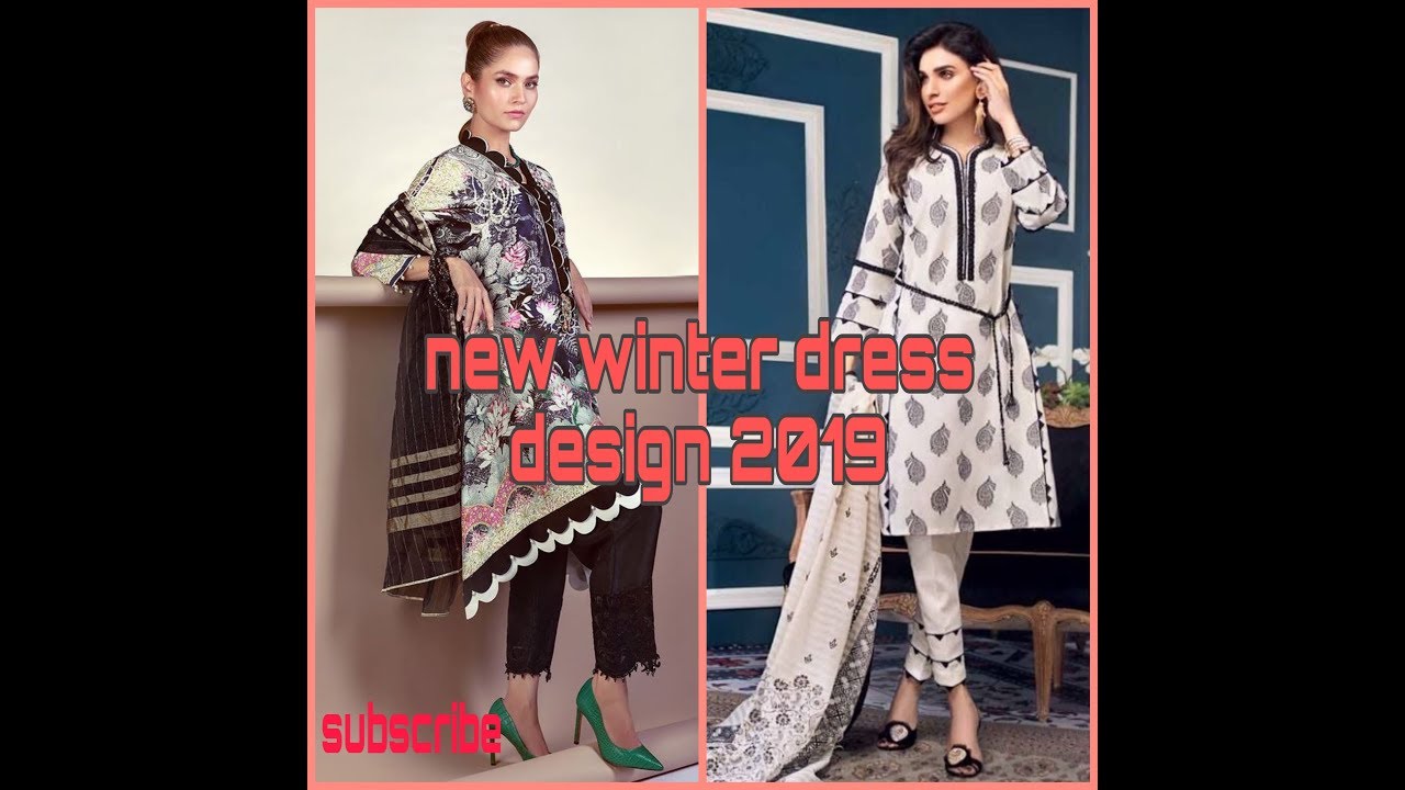 WINTER DRESS DESIGNS 2019 | winter girls dress designs - YouTube