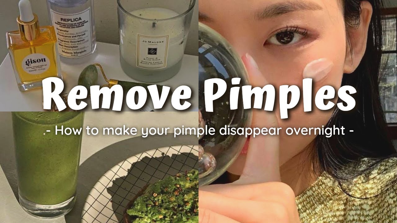 How to make your pimples disappear OVERNIGHT - YouTube