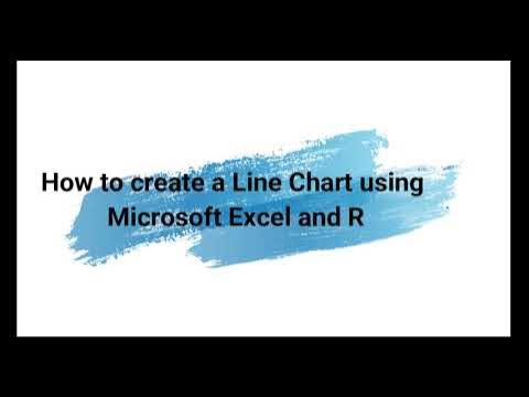 How to Create a Line Chart using Microsoft Excel and R - YouTube