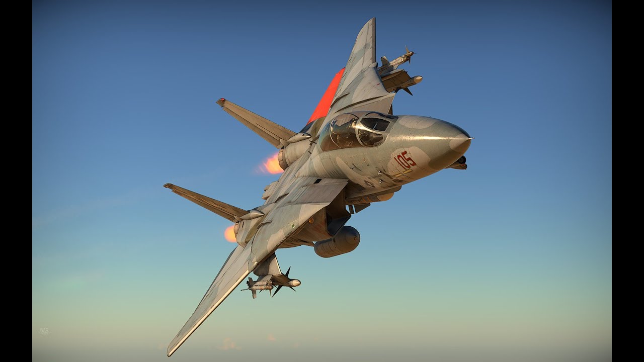 War Thunder | F14B Top Gun, ace gameplay - YouTube