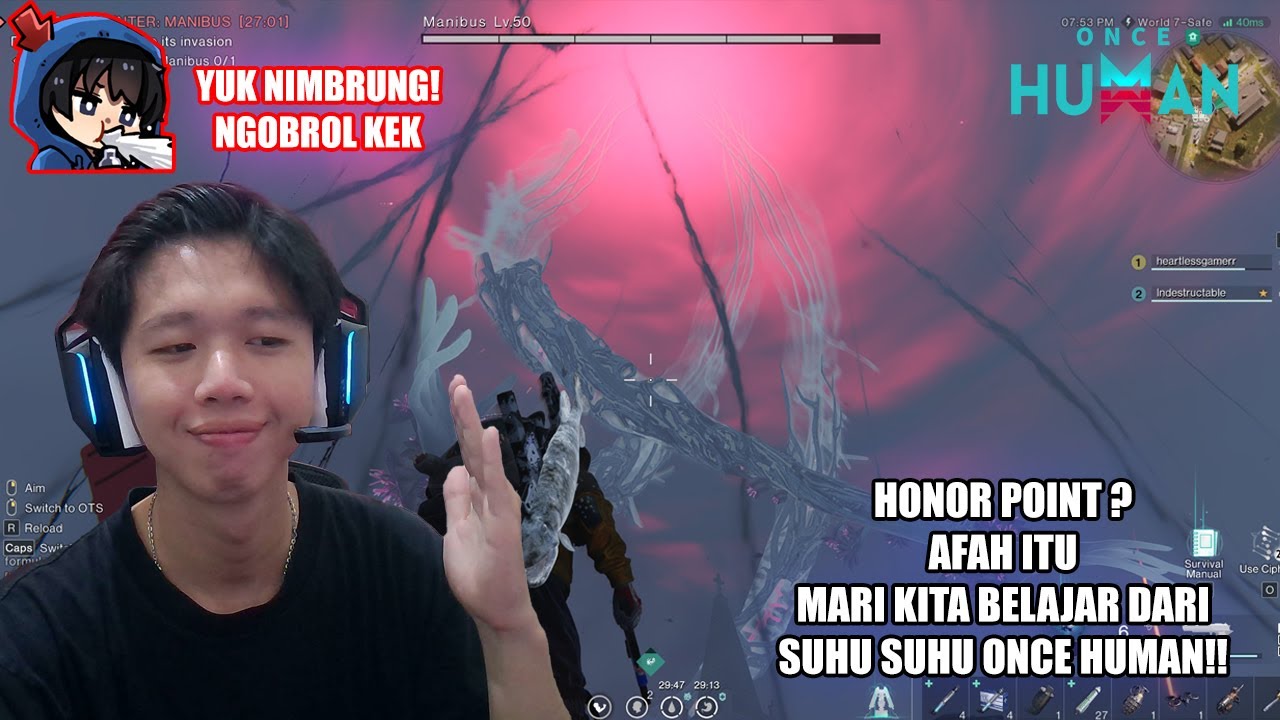 ONCE HUMAN INDONESIA - HONOR POINT YANG MASIH BELUM SAYA KETAHUI!! RELIVE !! - YouTube