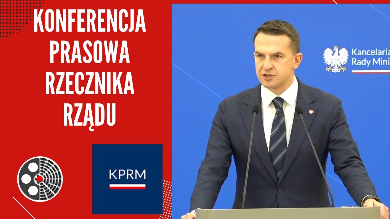 [KPRP]: Konferencja prasowa Rzecznika Rządu Adama Szłapki - YouTube