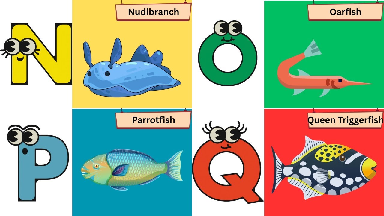 A to Z Ocean Animals 🌊🐠 | Learn the Alphabet with Sea Creatures! #abcd ...