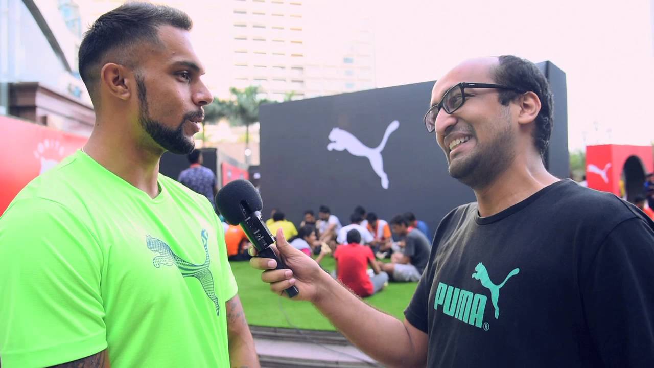 Robin Singh at Puma #IgniteBangalore - YouTube