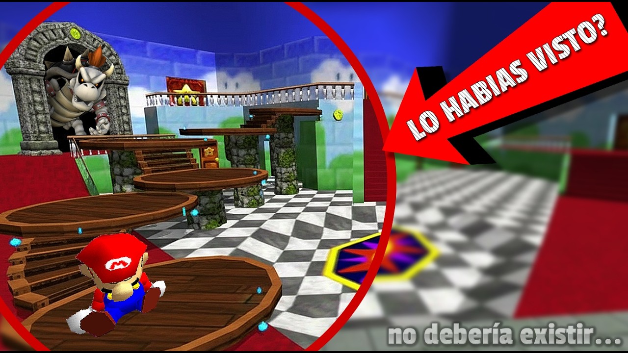 Este lugar en Mario 64 NO TIENE SENTIDO | Mario Liminal Dream - YouTube