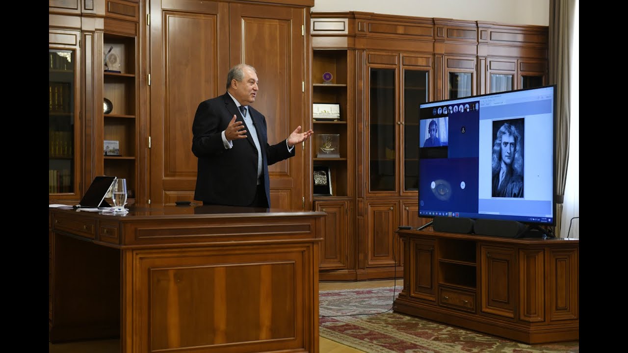 Նախագահ Արմեն Սարգսյանը հեռավար դասախոսություն է կարդացել Youtube