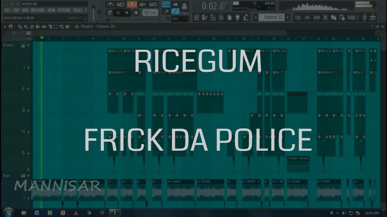 RiceGum - Frick Da Police (Instrumental/FL Studio Remake) - YouTube