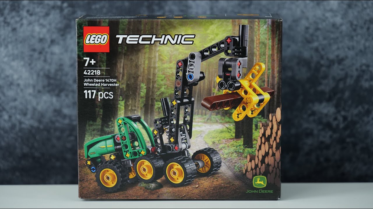 LEGO Technic 42218 John Deere 1470H Wheeled Harvester - LEGO Speed ...