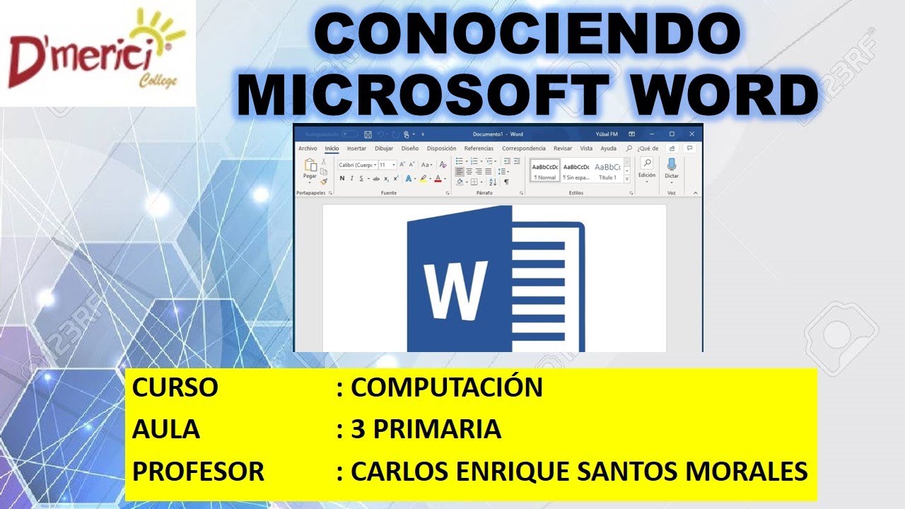 Conociendo a WORD 3 primaria - YouTube