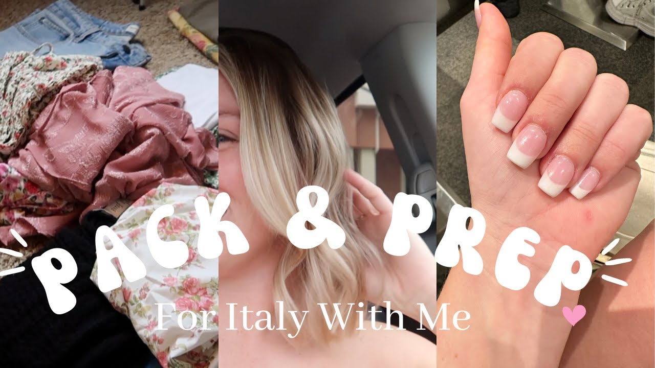THE ULTIMATE PACK & PREP VLOG! (packing for two weeks in ITALY) - YouTube