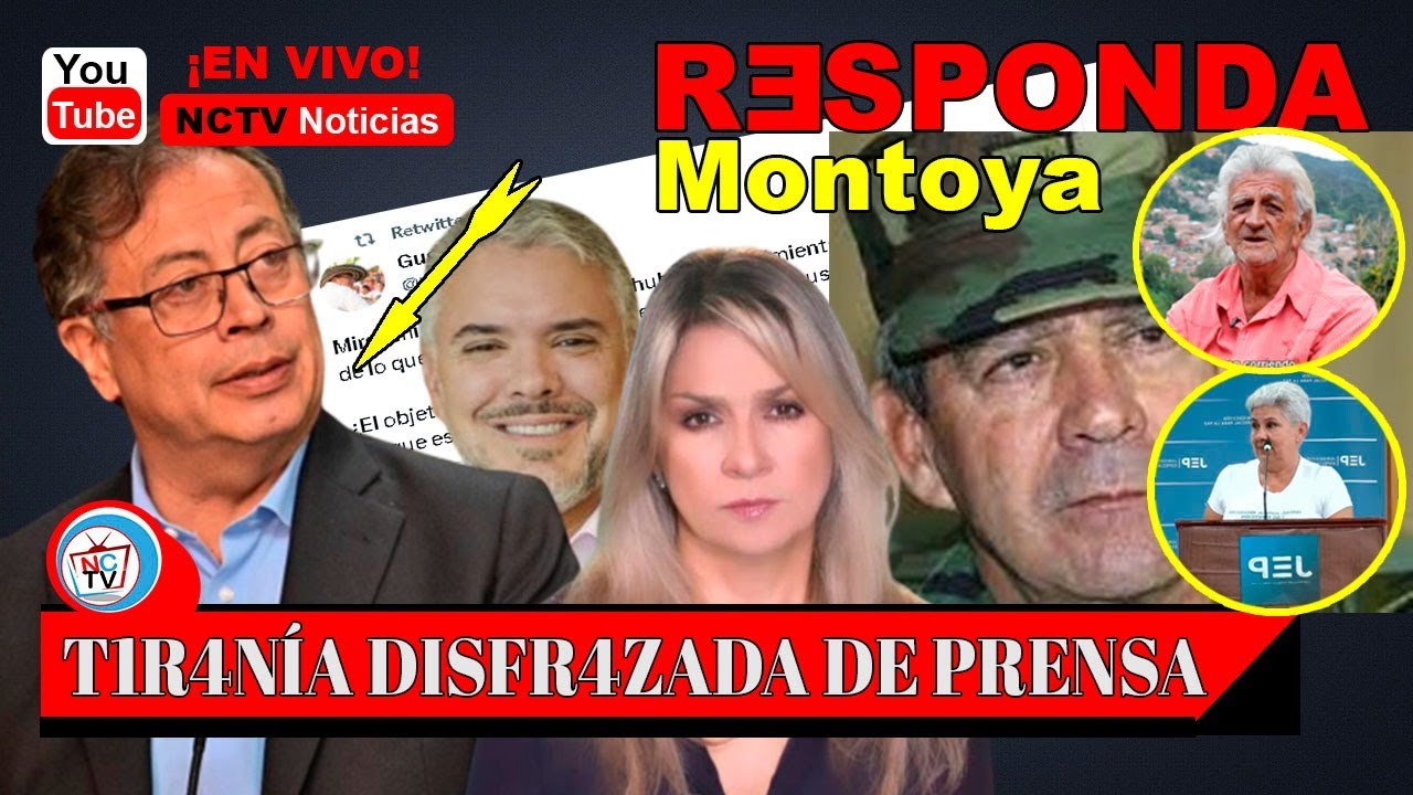 🌃 LO QUE LA PRENSA OMITE 『 MONTOYA, RECONOZCA 💙🔴PETRO RESPONDE A DUQUE ...