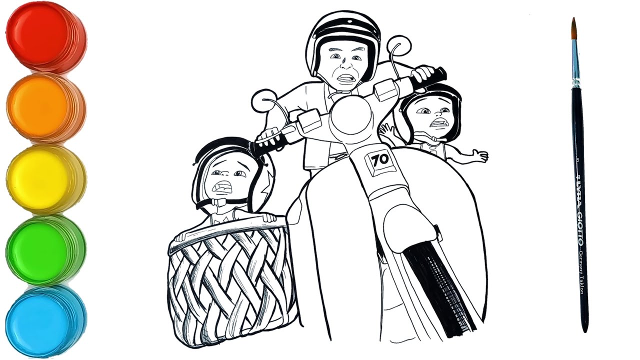 Upin & Ipin bersama Atok Dalang Musim 15 - Angin | menggambar dan ...