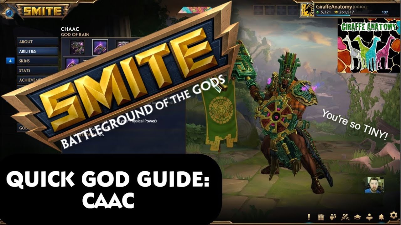 SMITE - Quick God Guide: CHAAC - YouTube