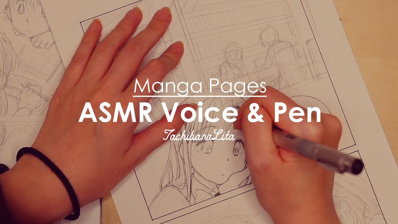 [ASMR] Manga Pages Inking [EN/ES/JP] - 2023.09.10 - YouTube