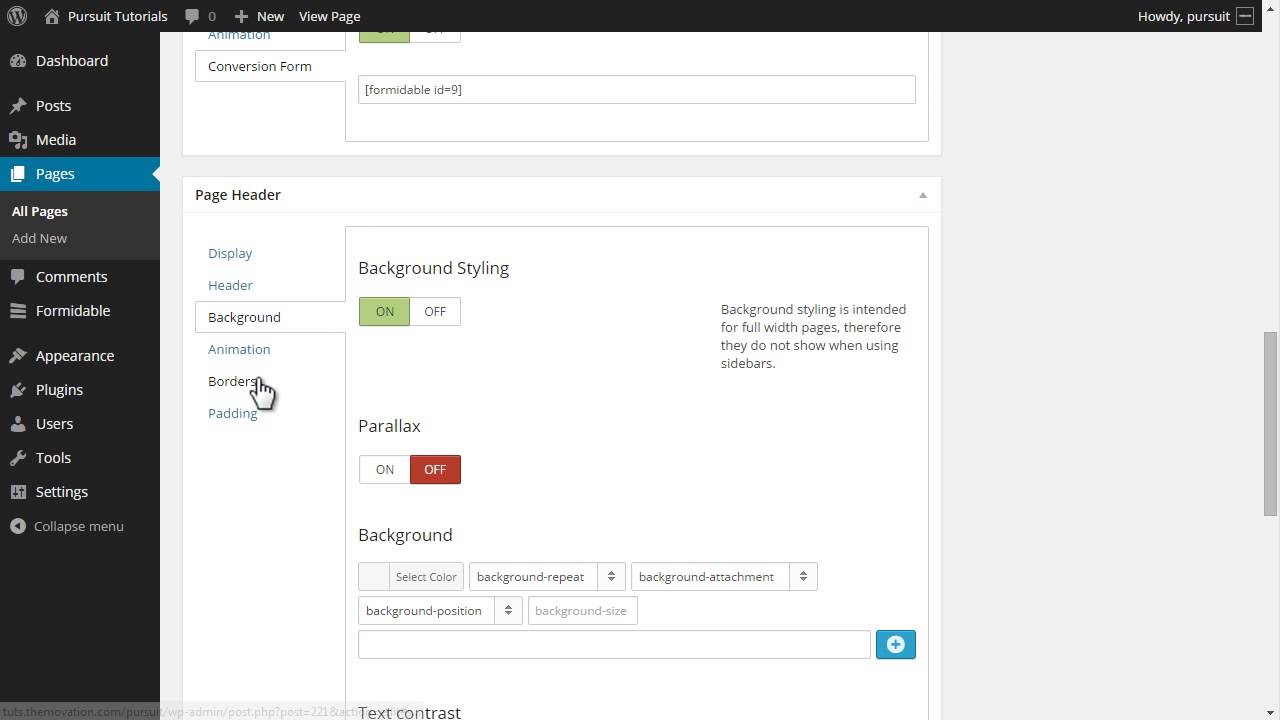 Pursuit - Flexible App & Cloud Software Theme - Page Builder Overview ...