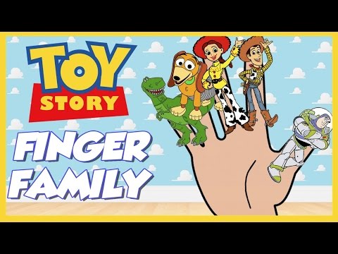 Toy Story Finger Family Nursery Rhyme - Daddy Finger - Nursery Rhymes