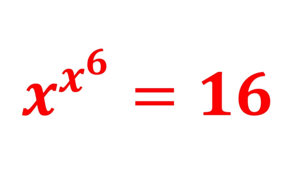 How To Find X ? | A Nice Exponents Problem - YouTube
