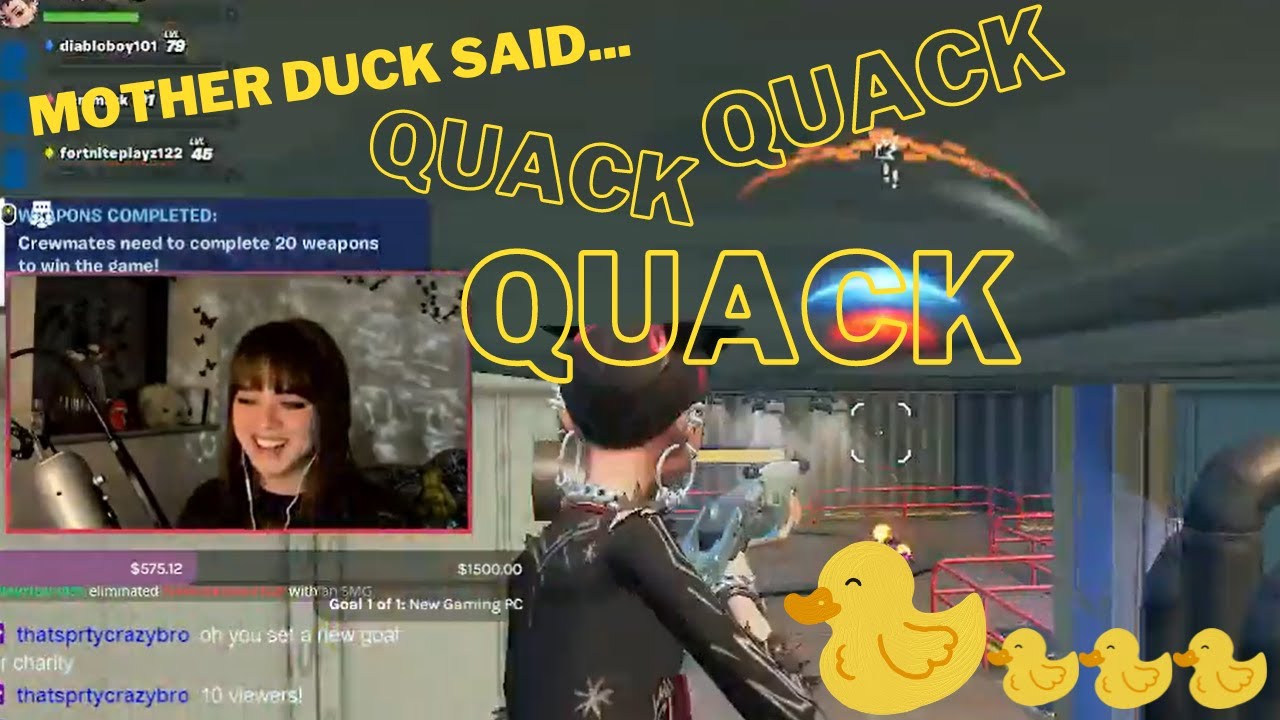 Mother duck said... quack Quack QUACK [Volume warning] - YouTube