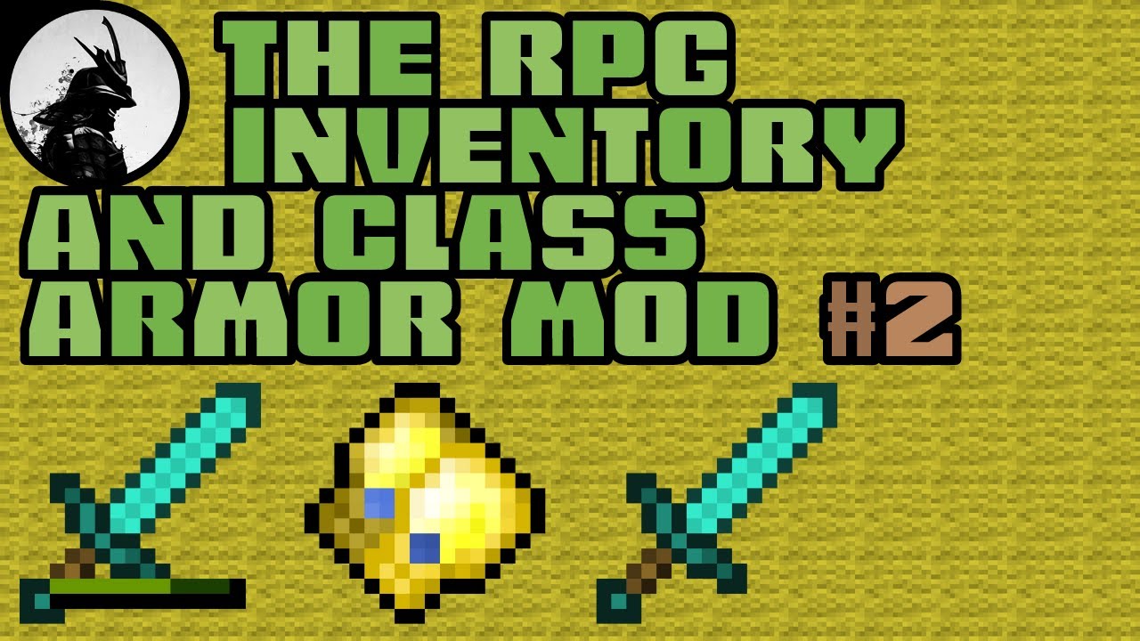 Minecraft: Mods 1.7.10 - The Rpg Inventory and ClassArmor Mod #2 - YouTube