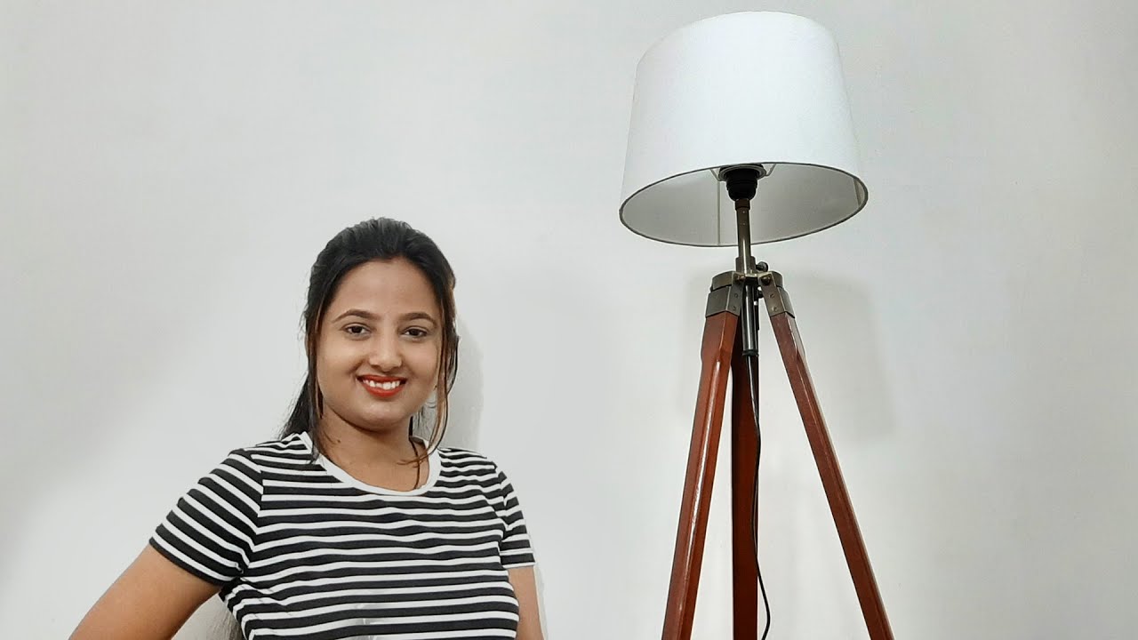 Tripod Floor Lamp | Tripod floor lamp setup | Stand lamp, office lamp ...