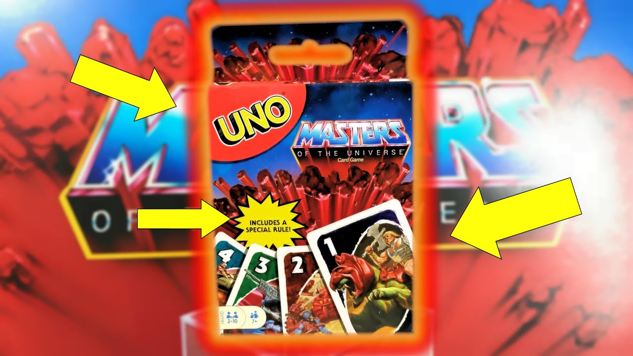 UNO Masters of the Universe Card Game (Cool He-man box art) - YouTube