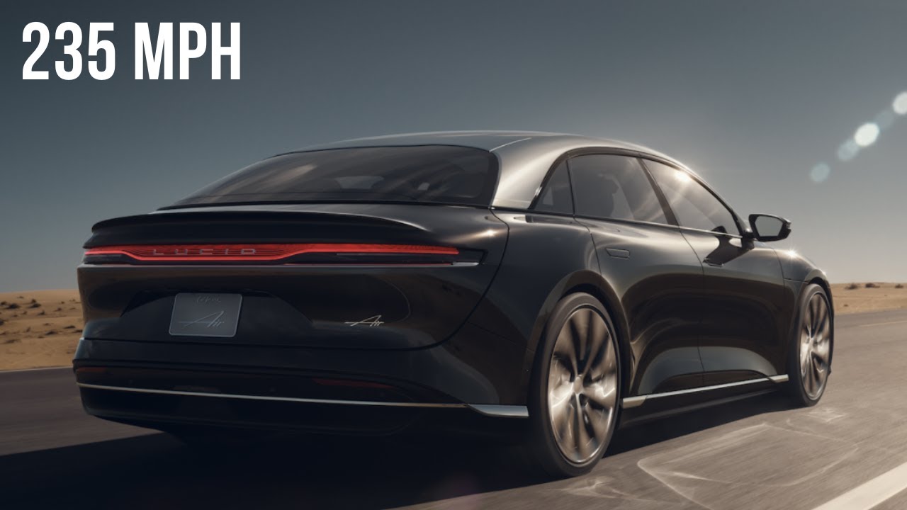 2021 Lucid AIR TOP SPEED Tested On Different Tracks - YouTube