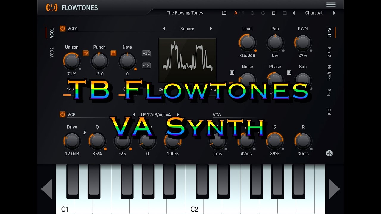 TB Flowtones - Virtual Analog Synthesizer by ToneBoosters - Demo for the iPad - YouTube