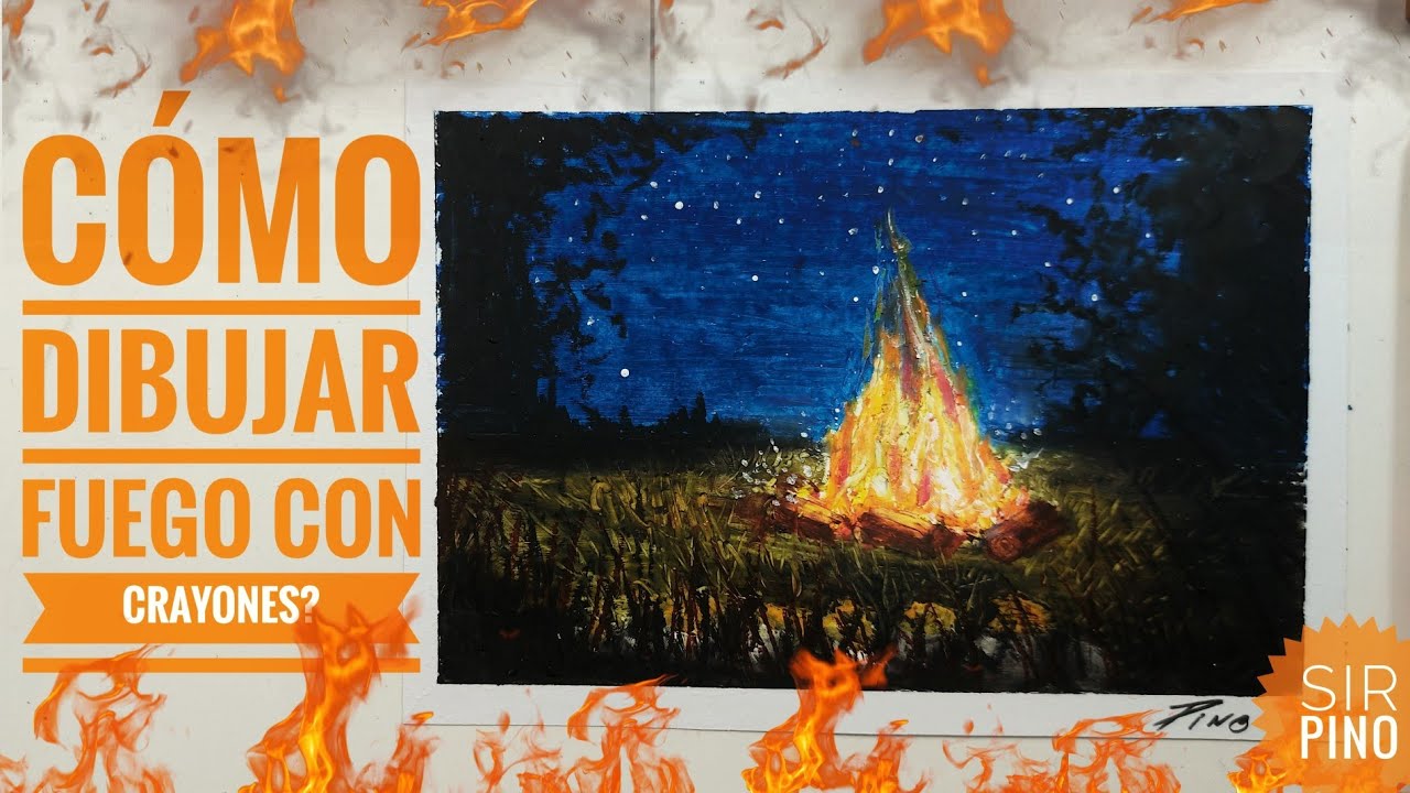 Cómo Dibujar Un Fuego Simple Aprende A Dibujar Fuego Con Este
