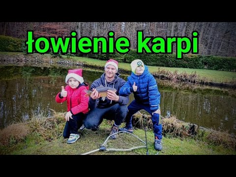 Łowienie karpi w świątecznym klimacie 😀#fish 