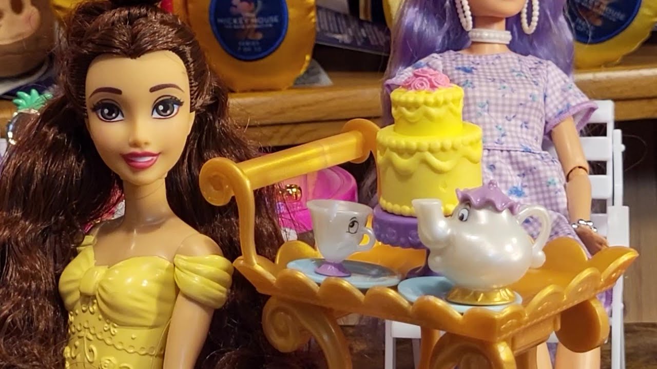 Unboxing Belle's Tea Time Cart & Cake | Beauty and the Beast - YouTube