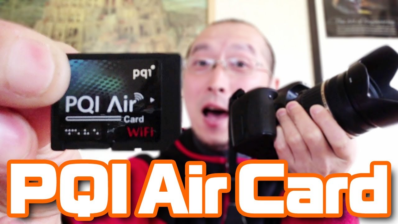 デジカメからダイレクト送信！「PQI Air Card」 - YouTube