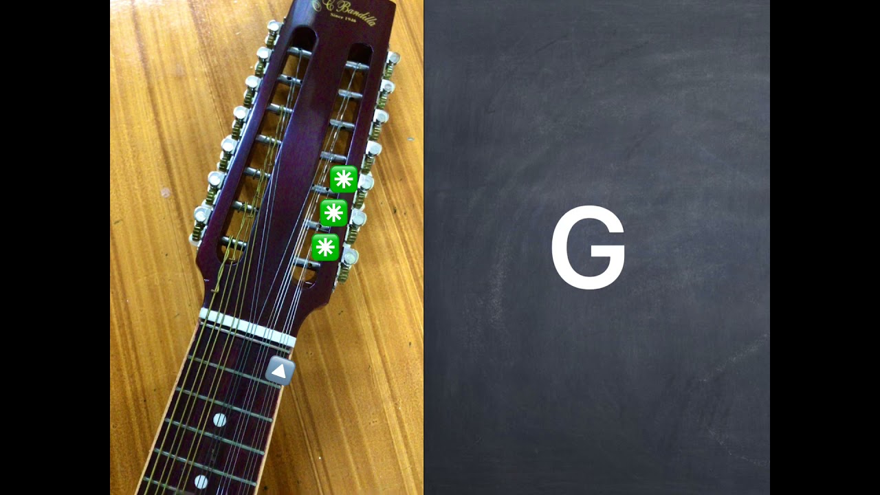 Banduria Tuning - YouTube