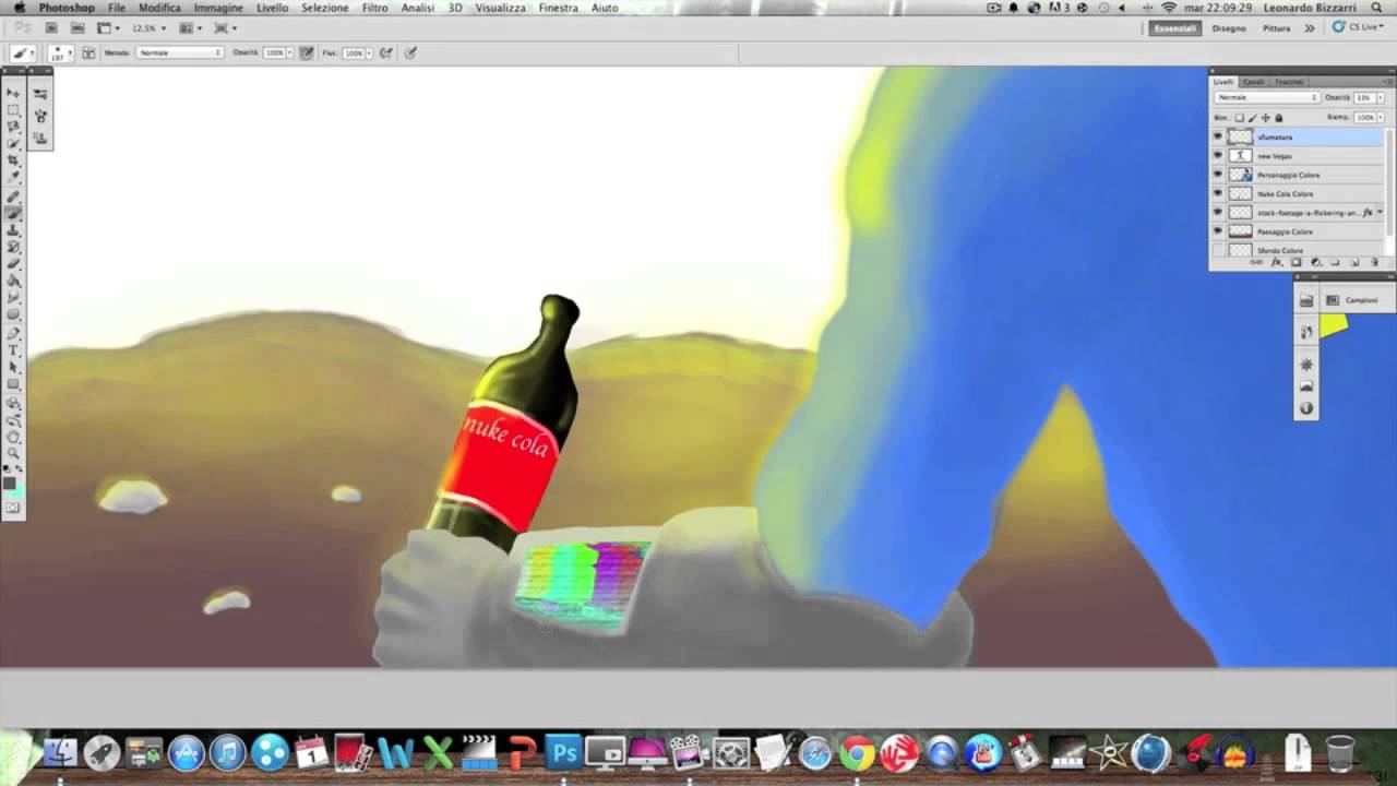 Speed Drawing "Fallout 3" - PHOTOSHOP CS5 - YouTube