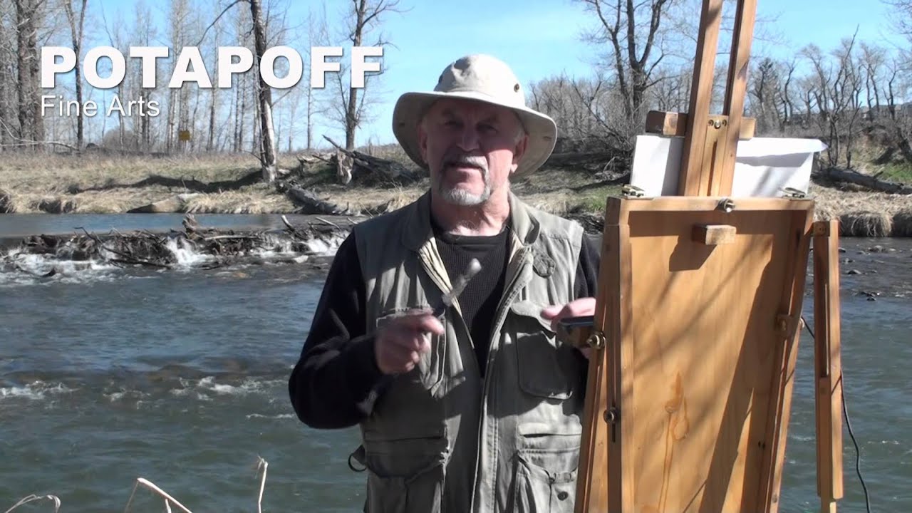 Peter Potapoff - Plein Aire Painting Workshop - YouTube