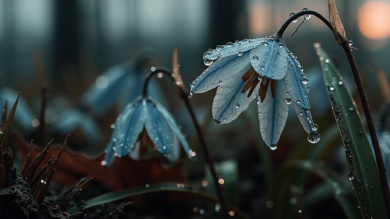 Tranquil Blue Petals ~ Relaxing Healing Music for Deep Sleep & Calm ...