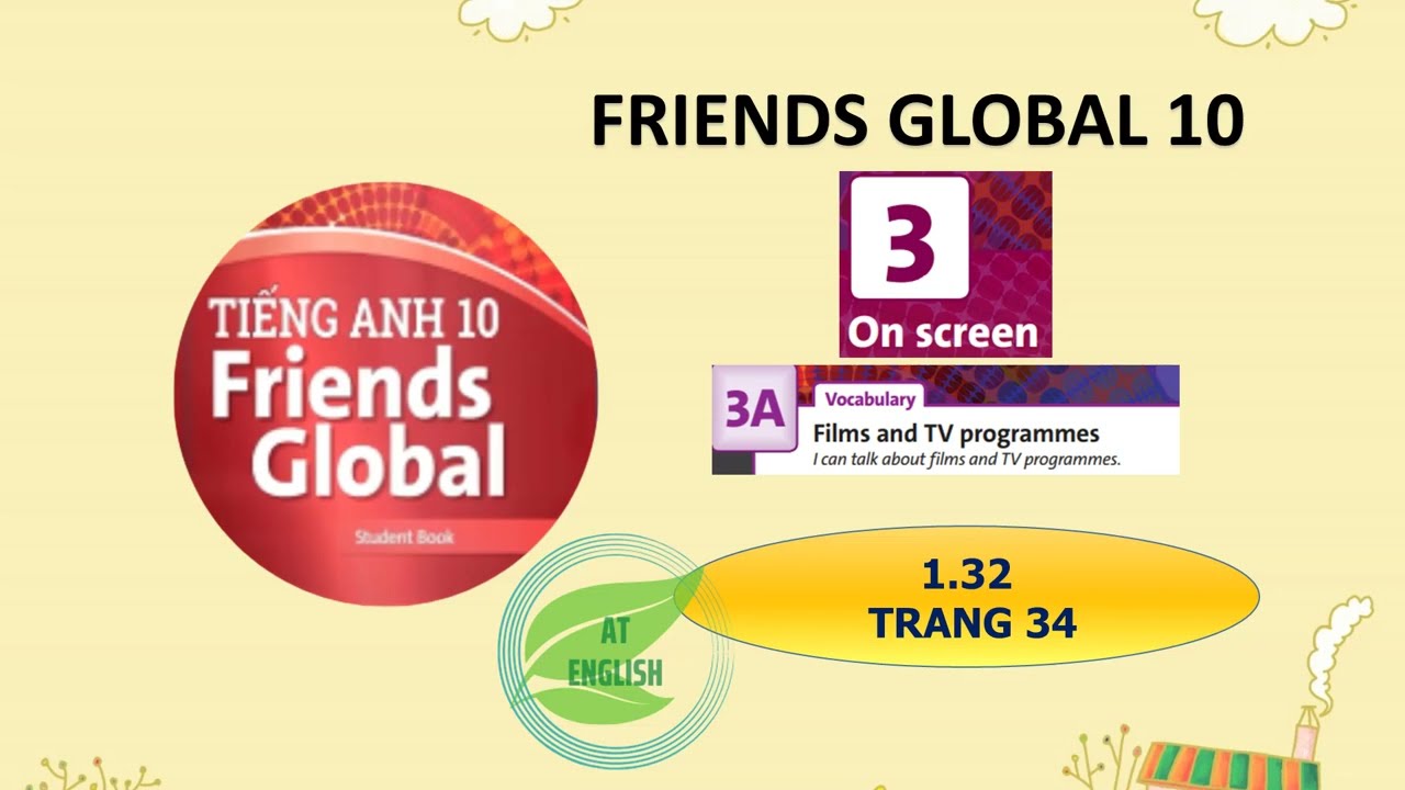 Tiếng Anh 10 Friends Global | Audio & Listening | 1.32 trang 34 ( sách ...